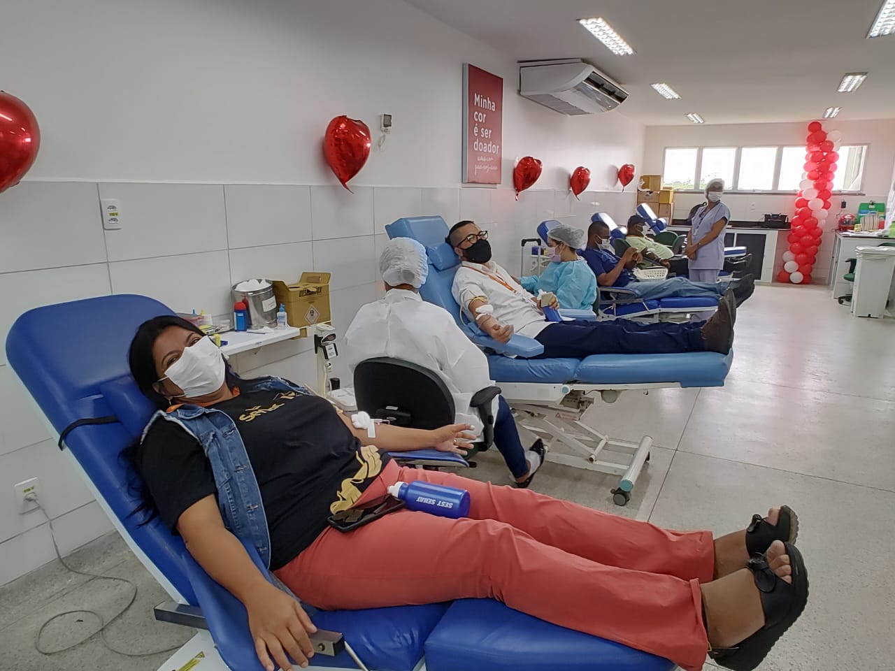 Funcionários do Senac/SE atendem chamado para doar sangue