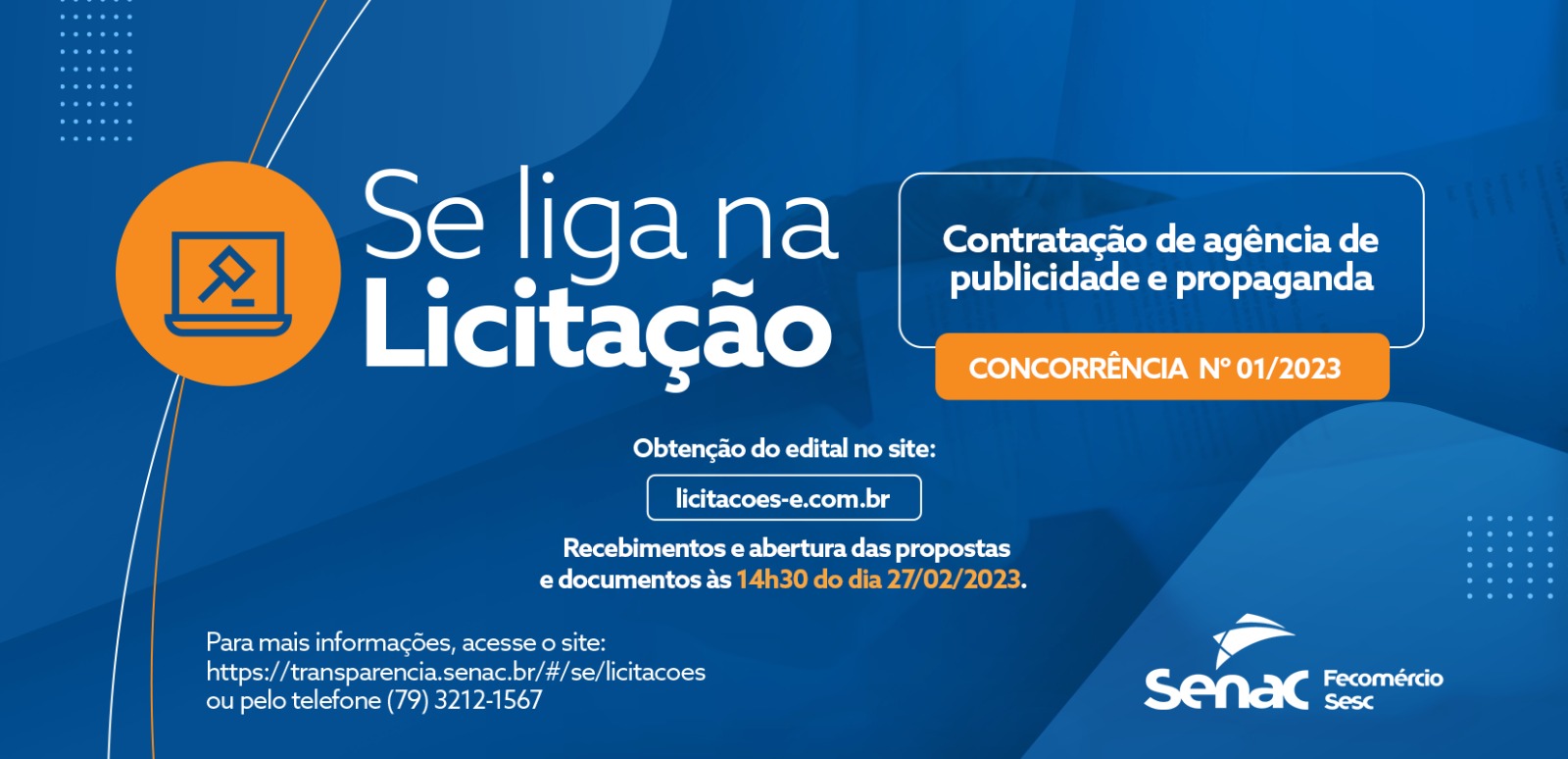Senac/SE publica edital de licitação para agência de publicidade ...